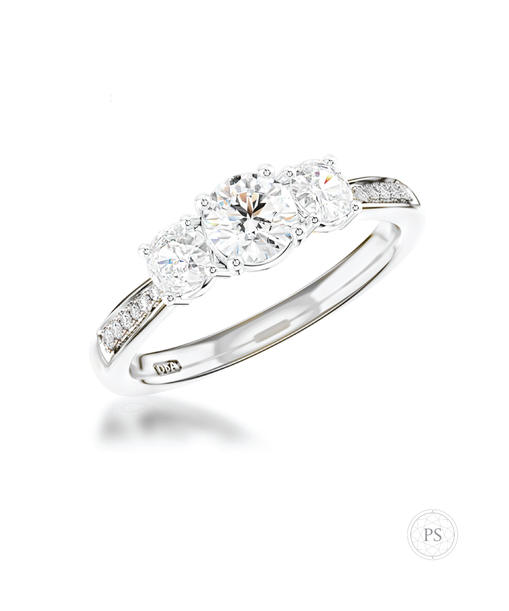 Platinum Diamond Engagement Rings | Phillip Stoner The Jeweller