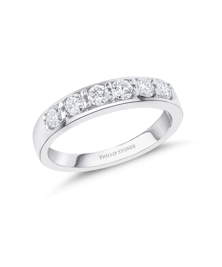 0.56ct Diamond Set Eternity Band - Platinum - Phillip Stoner The Jeweller