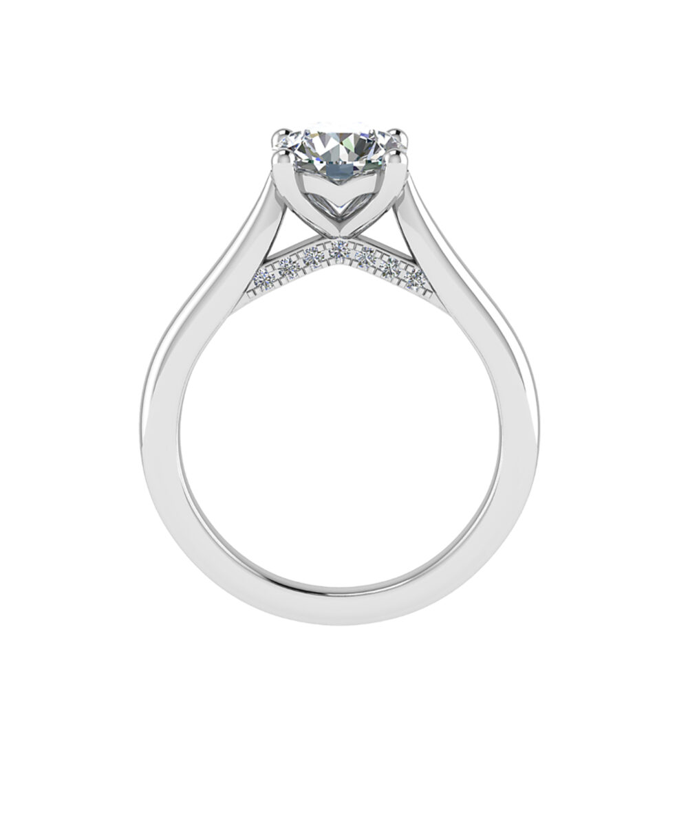 1.01ct D SI2 Round Brilliant Diamond Solitaire Ring - Phillip Stoner The Jeweller